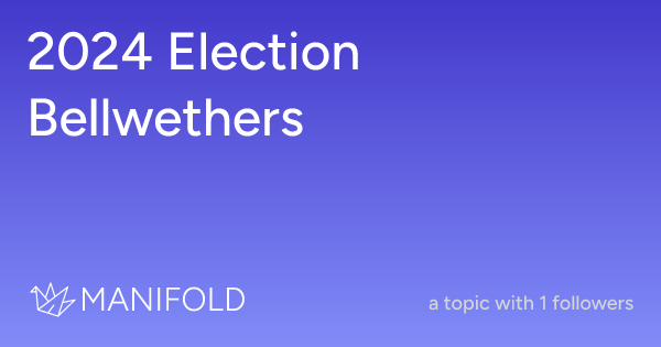 2024 Election Bellwethers | Manifold