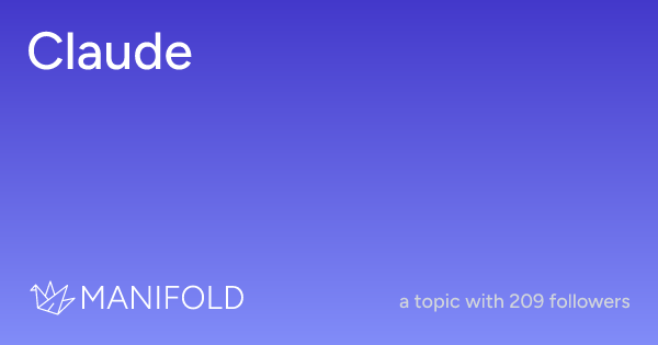 Claude | Manifold