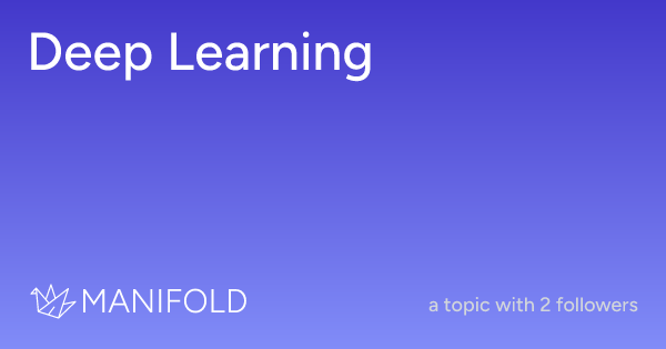 Deep Learning | Manifold